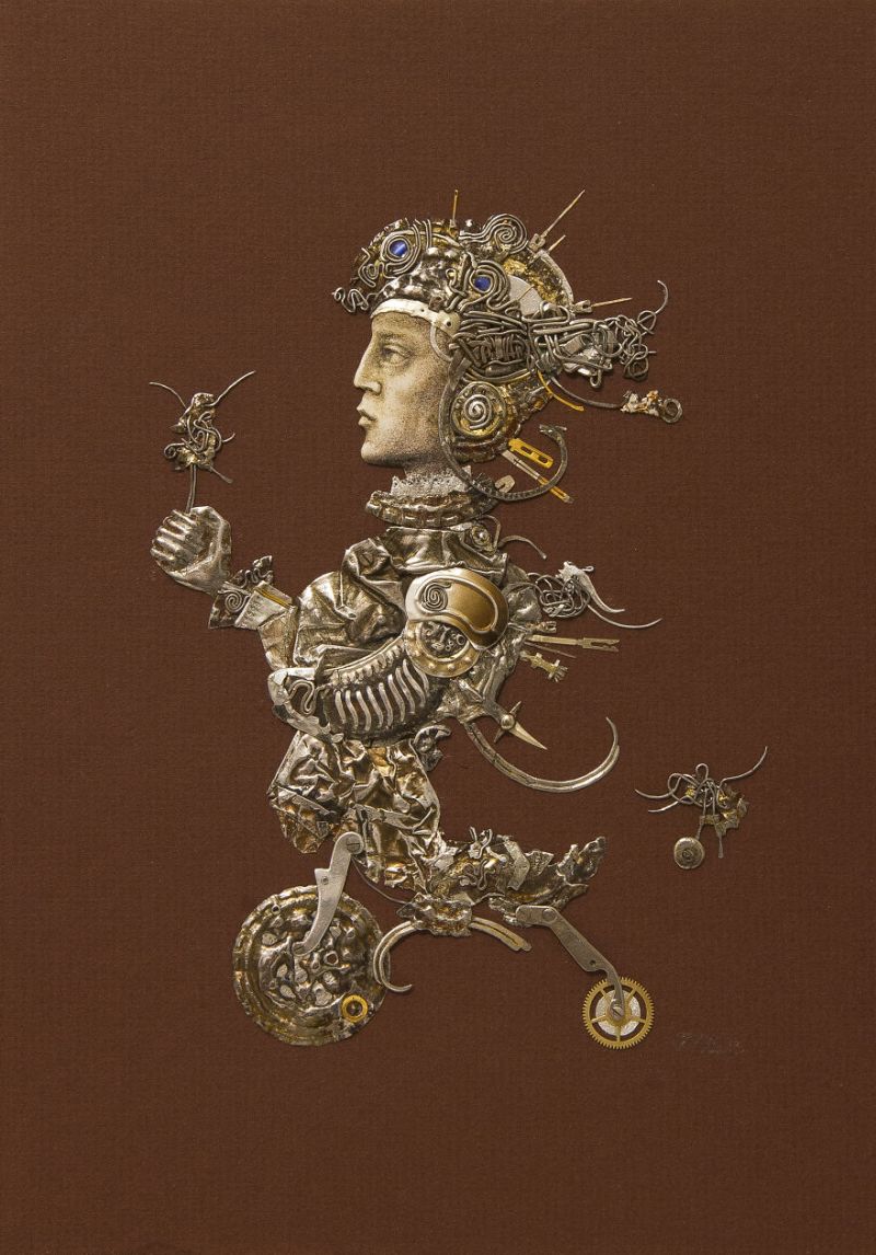 Vilius Šileika turns scrap metal into detailed steampunk art